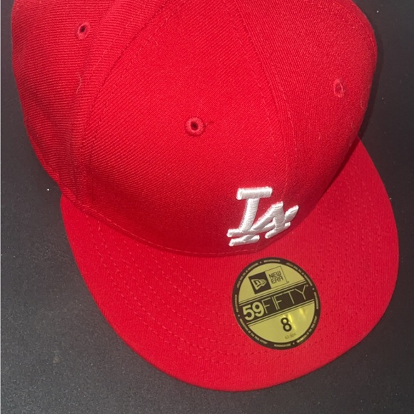 New Era | Accessories | New Era Bold Red 59fifty Cap | Poshmark